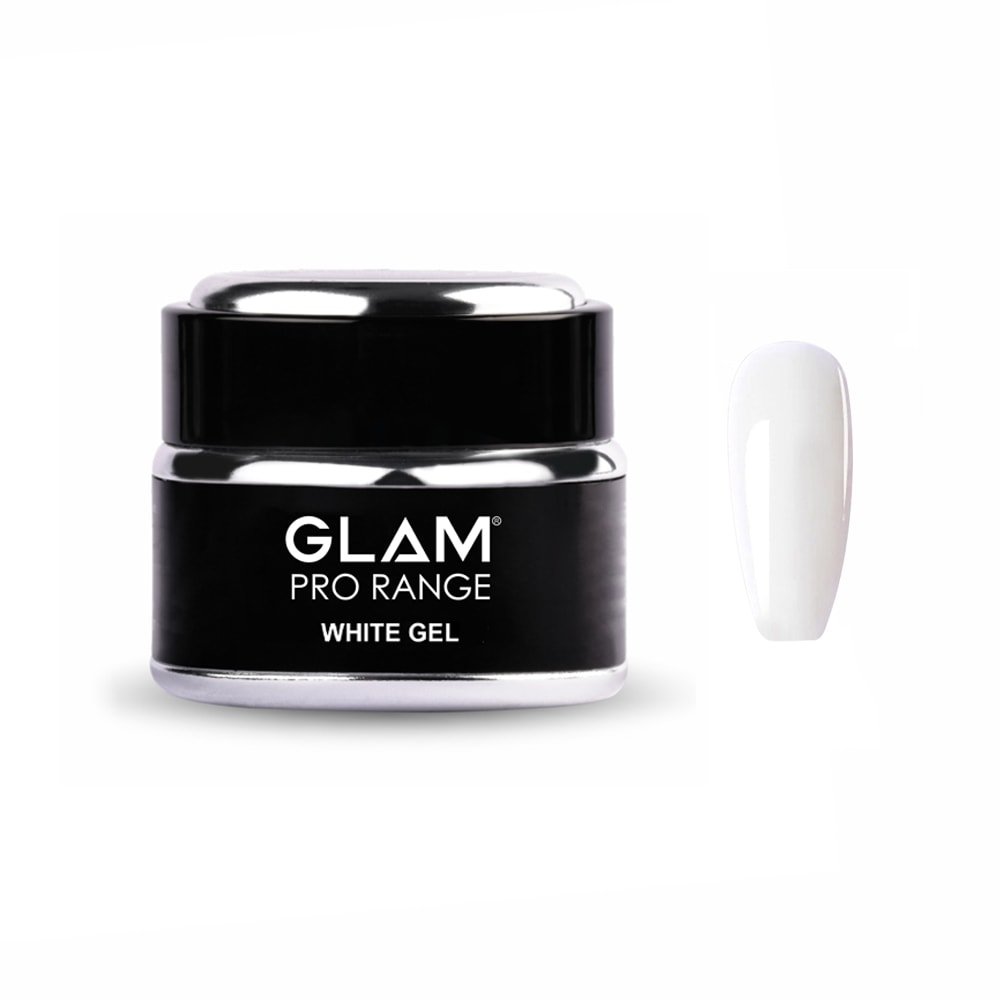 GLAM French White Gel | The Nail Art School