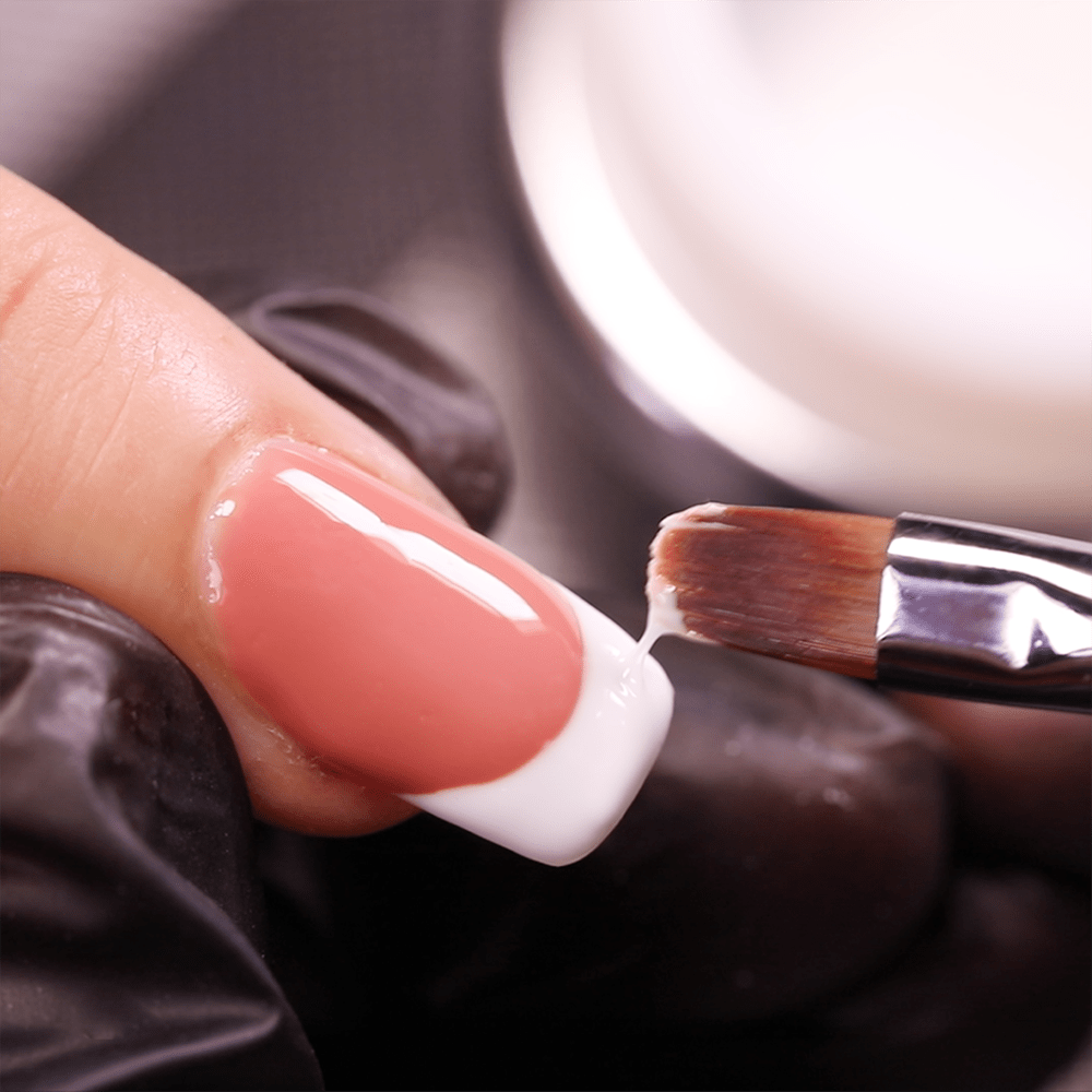 French White Gel Nail Polish - The Nail Art School