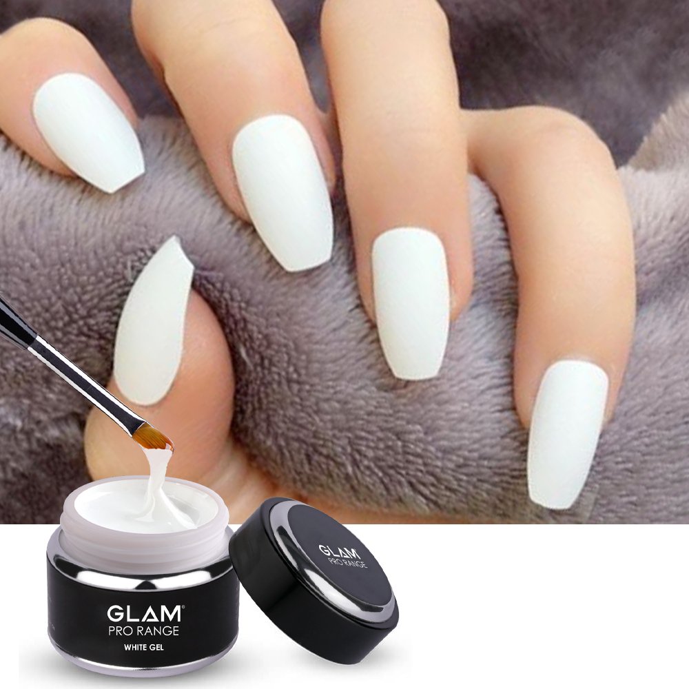 GLAM French White Gel | The Nail Art School
